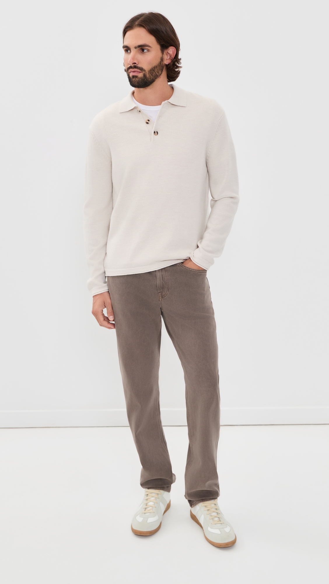 JOE'SJEANS merino polo sweater